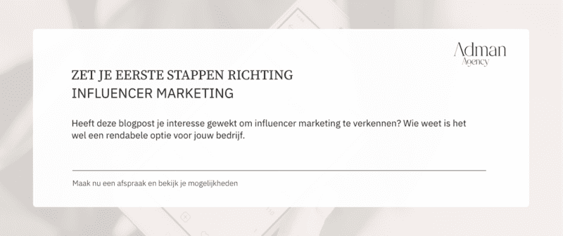 Wat is influencer marketing en hoe start je ermee? | Adman Agency